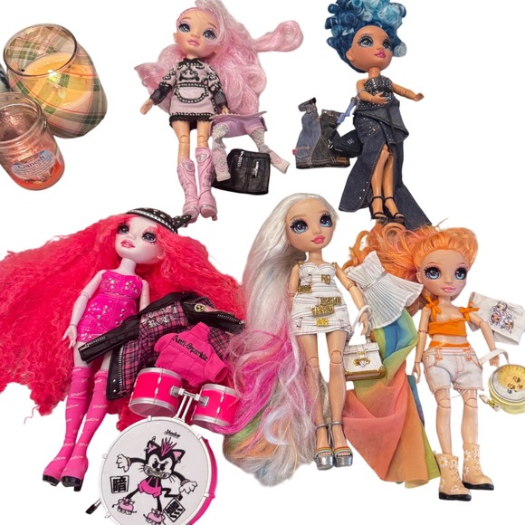 Rainbow High | Toys | Rainbow High Lot Of 5 With Accessories Minnie ...